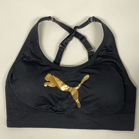Puma | Intimates & Sleepwear | Medium Sized Puma Brand Sports Bra With ...